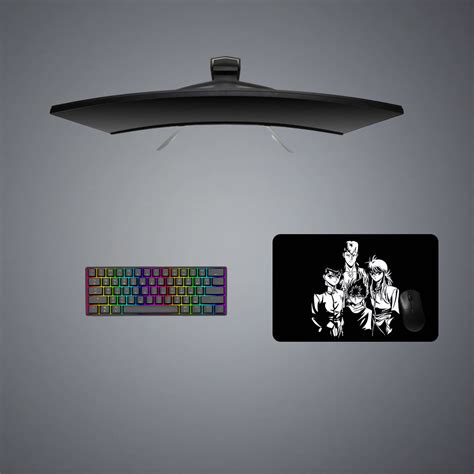 Yu Yu Hakusho Black And White Design M Xxl Size Mouse Pad