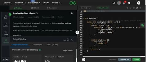 Gfg160 Geekstreak2025 Dsa Geeksforgeeks Codingchallenge Arrays