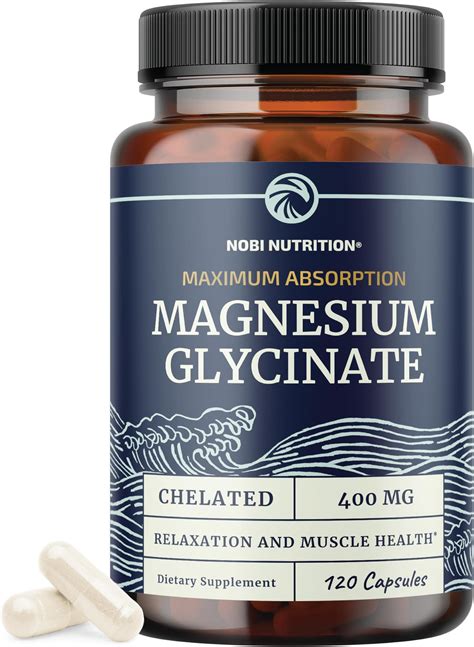 Magnesium Glycinate 400mg Tablets Dyax