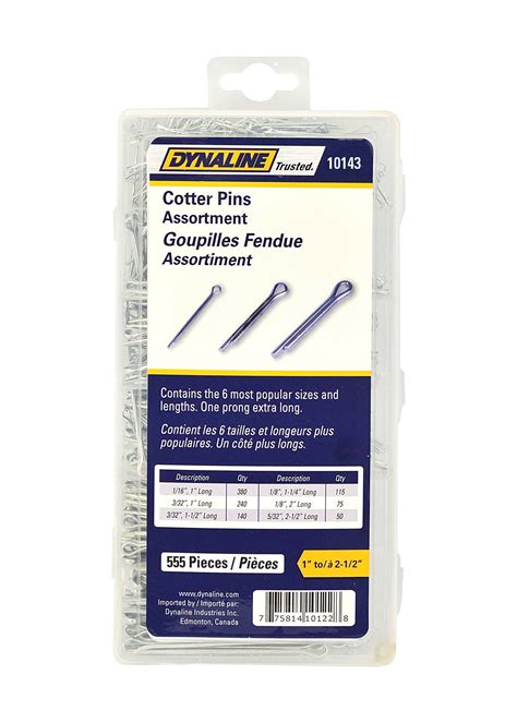 Dynalinestainless Steel Cotter Pin Assortment
