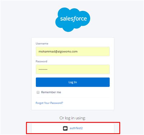 Salesforce Login