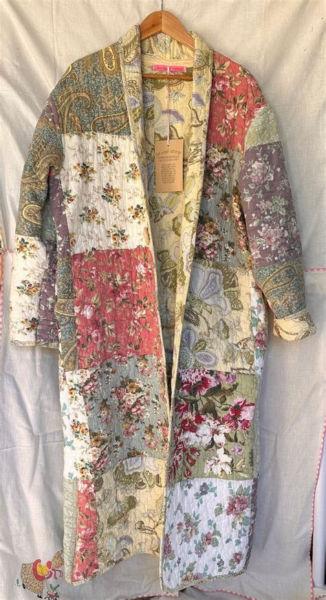 Long Length Quilt Coat Etsy Quilt Coats For Women Patchwork Quilt