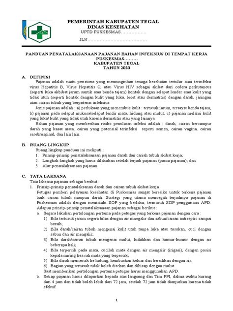 Panduan Tatalaksana Pajanan Pdf