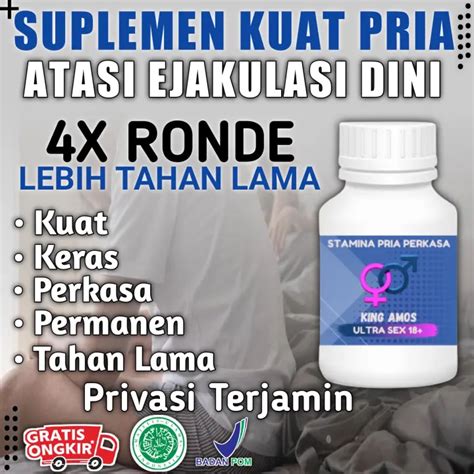 Obat Kuat Sex Kapsul Pria Lemah Syahwat Ampuh Tahan Lama Di Ranjang Original Bpom Tanpa Efek
