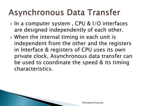 Asynchronous Data Transfer Pptx