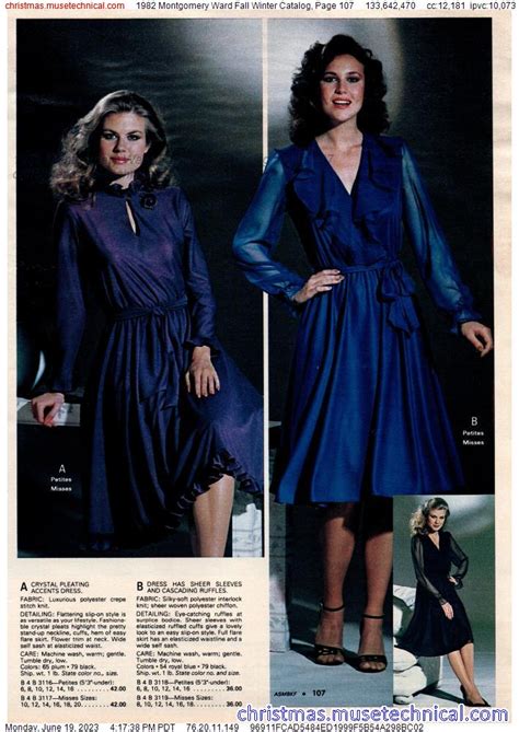 1982 Montgomery Ward Fall Winter Catalog Page 107 Catalogs
