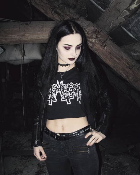Black Metal Girl Black Metal Woman Blackmetalgirl