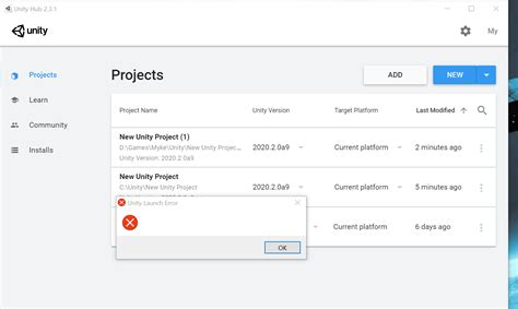 Unity Fails To Start After Hardware Upgrade Unity Engine Unity