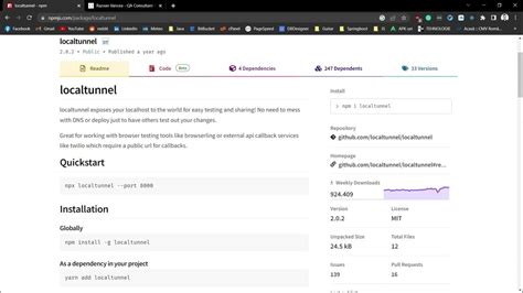 Expose Your Localhost To The World Localtunnel Tutorial Youtube