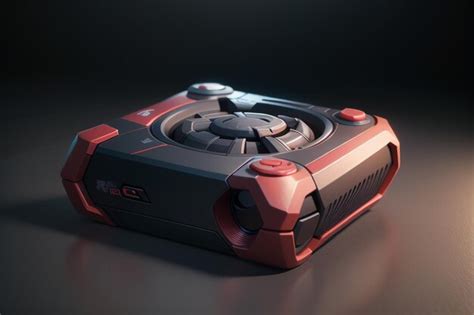Premium Ai Image Game Console Console Device 3d Rendering Model Handheld Entertainment Offline