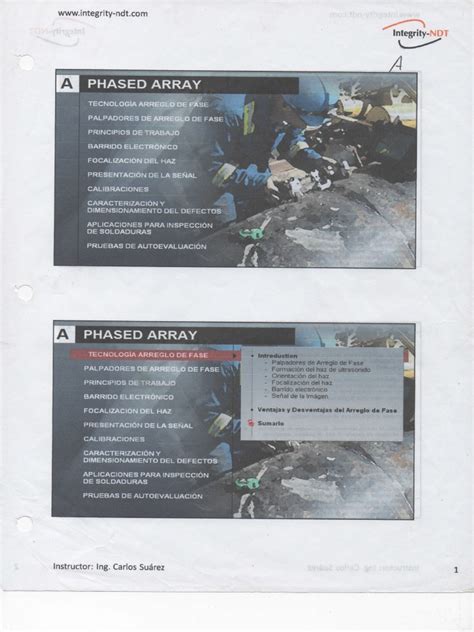 Curso Phased Array Integrity Pdf Pdf
