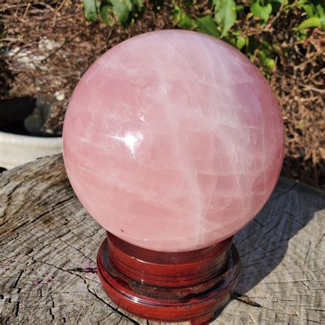 Rose Quartz Sphere Etsy Canada