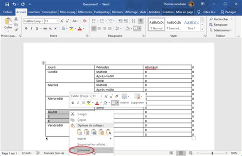 Bien Utiliser Les Tableaux Dans Word • Pei