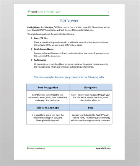 Wpf Pdfviewer Document Presenters Telerik Ui For Wpf