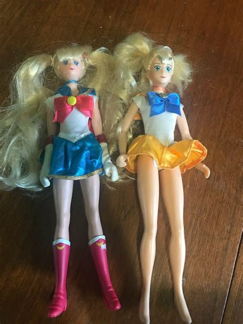Vintage 1995 Sailor Moon Scout Sailor Venus 12 11 11 5 Lot Doll