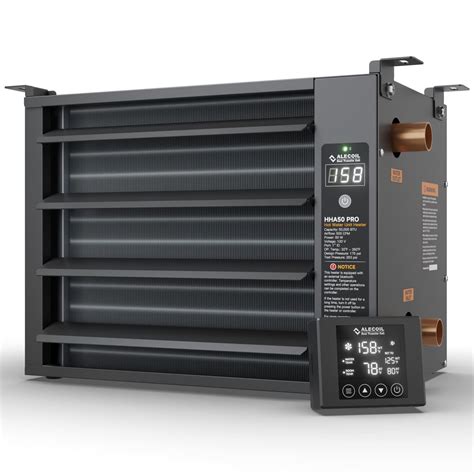 50000 Btu Hydronic Hot Water Hanging Unit Heater With Remote
