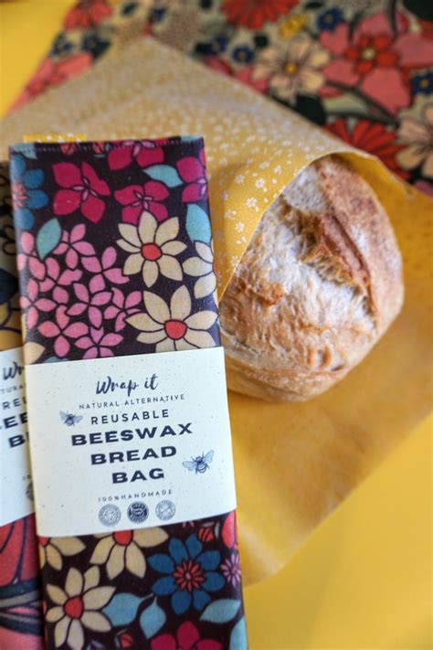 Beeswax Bread Bags For Fresher Bread Wrap It Wrapper