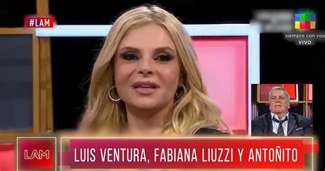 La íntima Confesión De Ventura Sobre Su Relación Con Fabiana Liuzzi “a