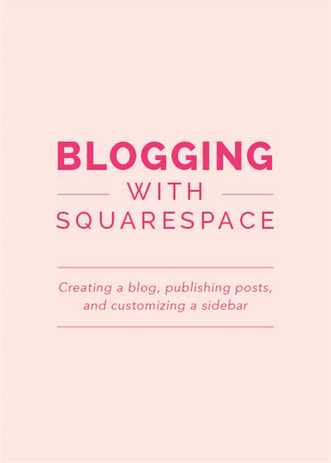 My Step By Step Guide For Getting Started With Squarespace