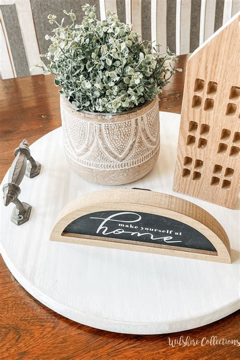 DIY Lazy Susan Tray Wilshire Collections