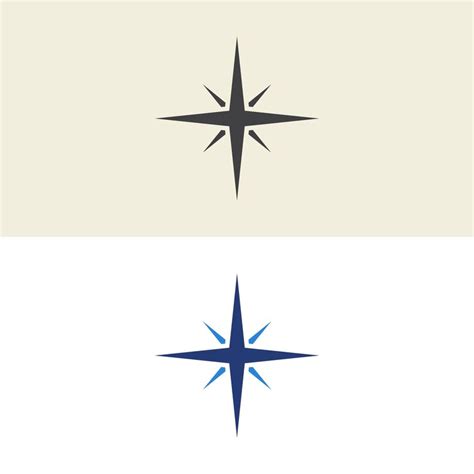 Vorlage Für Kompass Vektorsymbole Premium Vektor