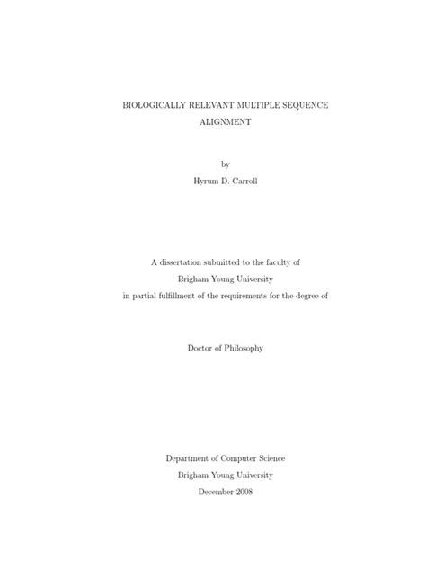 pdf biologically relevant multiple sequence alignment pdf dokumen tips