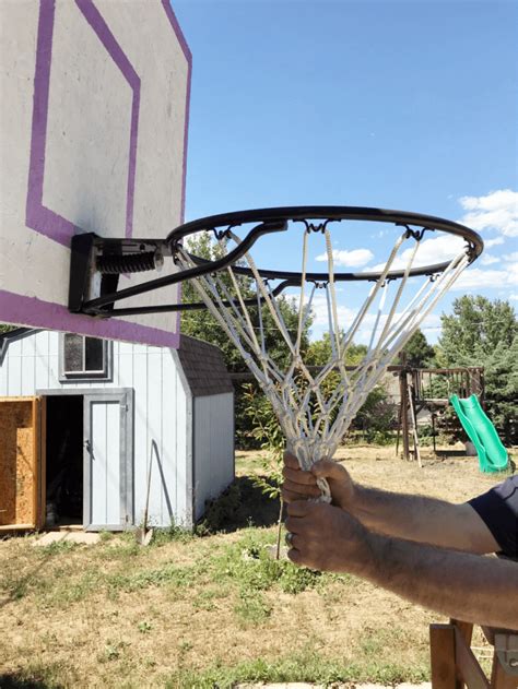 How To Put On Basketball Net Step Guide With Pictures
