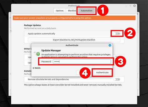 How To Configure Linux Mint 2221 Automatic Updates