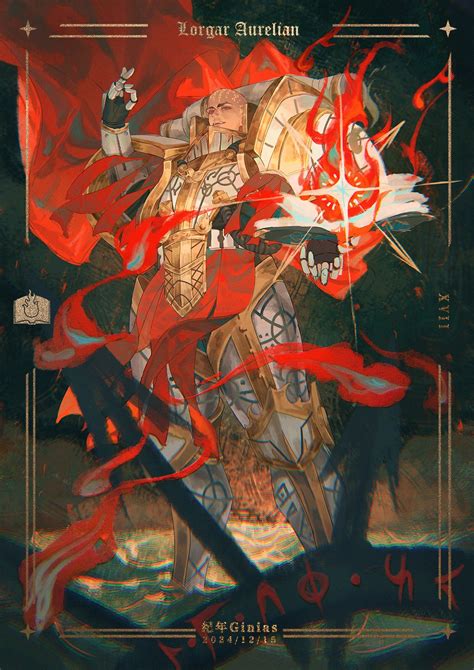 Lorgar Aurelian Warhammer 40k Drawn By Ginias Danbooru