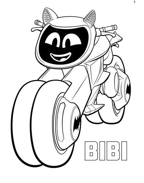 Batwheels Coloring Pages Coloringlib