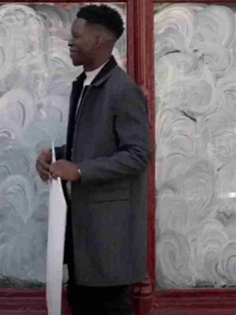 Sam Obisanya Ted Lasso Grey Coat The Movie Fashion