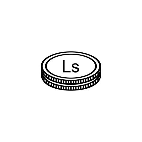 Latvia Currency Symbol Latvian Lats Icon Lvl Sign Vector