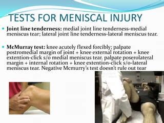 Knee Examination Pdf