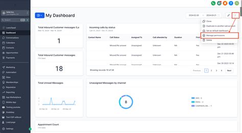 Sub Account Dashboard Expanding Dashboard Permissions HighLevel Changelog
