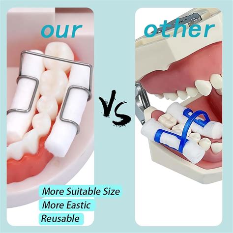 Dental Cotton Roller Clamp Stainless Steel Teeth Clip Surgical