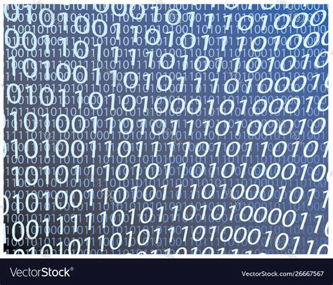 Binary Background Royalty Free Vector Image Vectorstock
