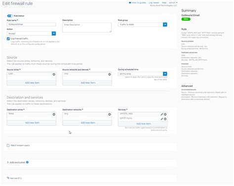 Outbound Smtp For Scan To Email Not Working Discussions Sophos Firewall Sophos Community