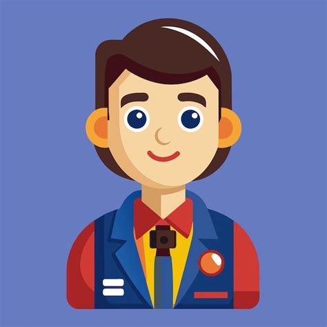 Flat Vector Illustration Of A Broadcaster Premium Ai Generated Vector
