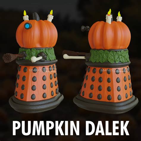 Pumpkin Dalek Custom Doctor Who Figure By Fruitshootman On Deviantart
