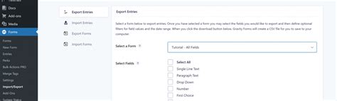 Export Entries To Excel And Csv Gravity Forms Tutorial Gravitywp