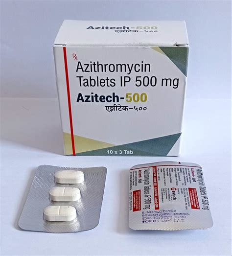 Azithromycin 500 Mg Tablets At Rs 70 Strip In Surat Id 24679884755