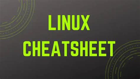 Linux Command Cheat Sheet For 2023 Download For Free Technology News Information And Jobs