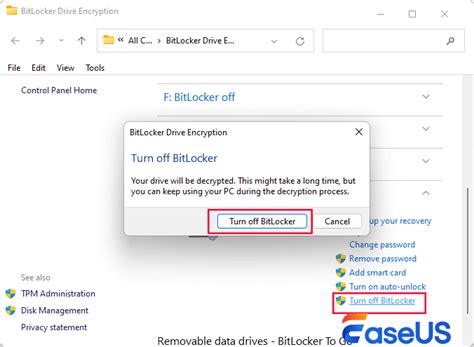 Bitlocker Deaktivieren Windows Bitlocker Verschlüsselung Entfernen Easeus Bitlocker Deaktivieren Windows Bitlocker Verschlüsselung Entfernen Easeus