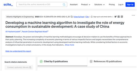 Developing A Machine Learning Algorithm To Investigate The Role Of