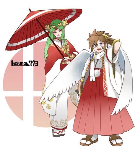 Pin By Paula On Pit X Palutena And Dark Pit X Viridi Super Smash Bros