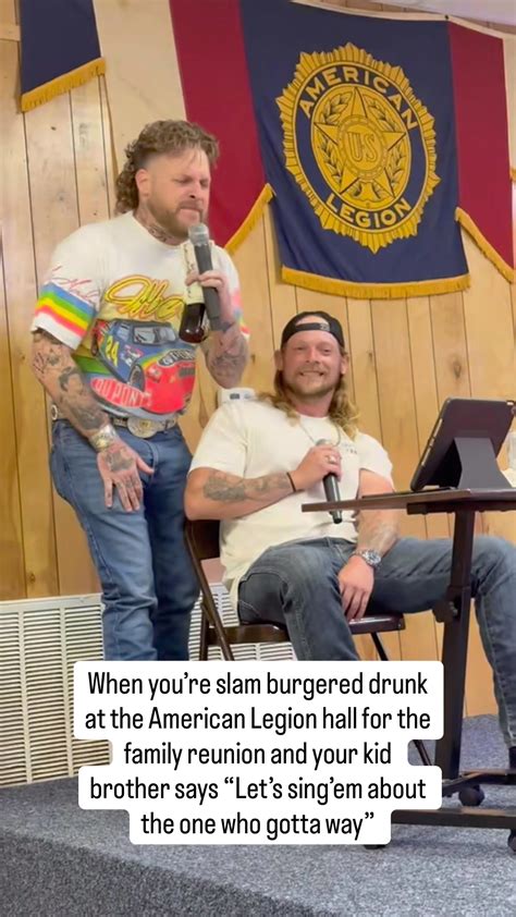 When Youre Slam Burgered Drunk At The American Legion Hall For The