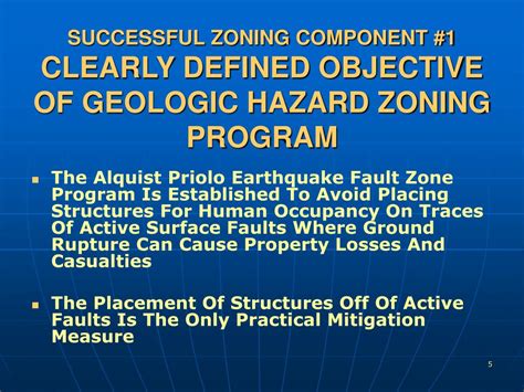 Ppt The Alquist Priolo Earthquake Fault Act As A Model For Other