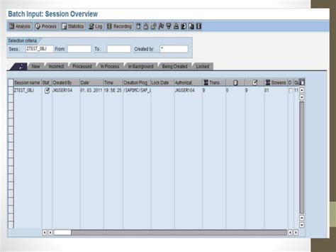 Sap Batch Data Communication Ppt