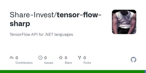 Github Share Investtensor Flow Sharp Tensorflow Api For Net Languages
