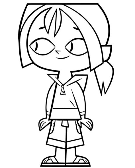 Bridgette In Total Dramarama Coloring Page Download Print Or Color